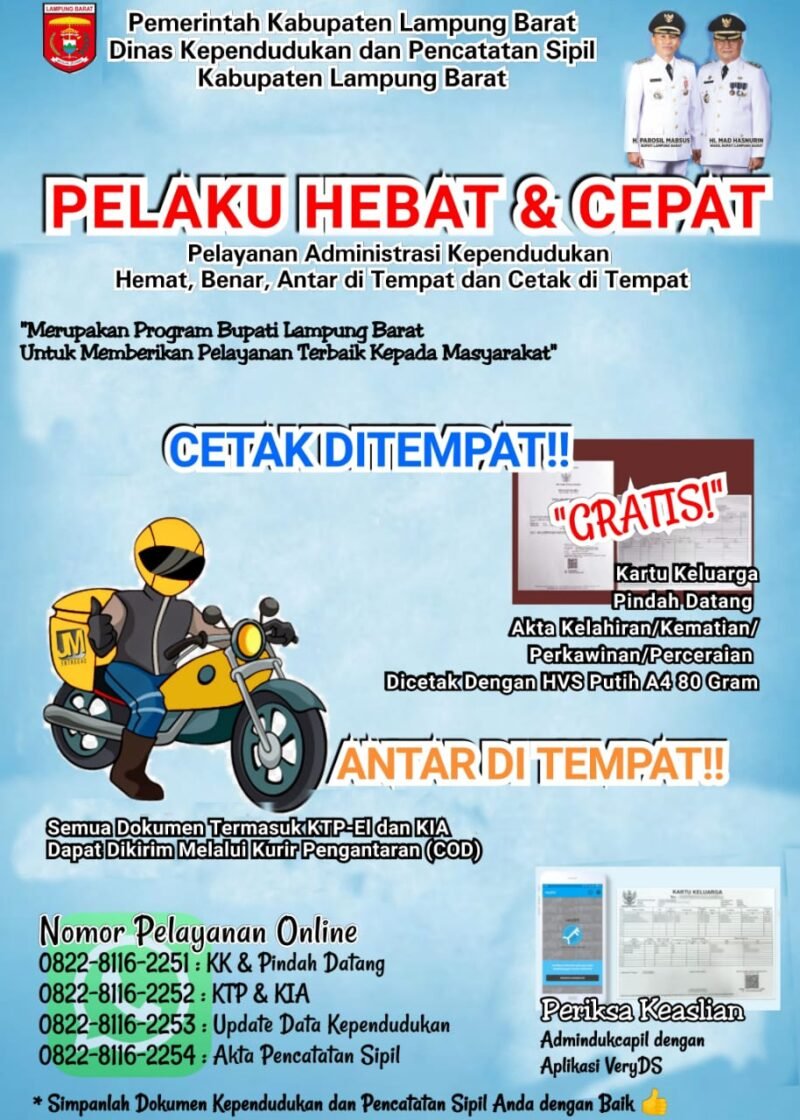 Dukcapil Go Digital Terobosan Kemudahan Pelayanan Adminduk Lampung ...